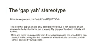 Gap year presentation | ODP