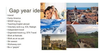 Gap year presentation | ODP