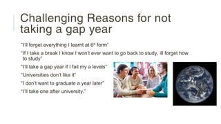 Gap year presentation | ODP