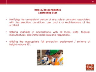 Comprehensive Scaffolding Safety Awareness Training and Standards | PPTX