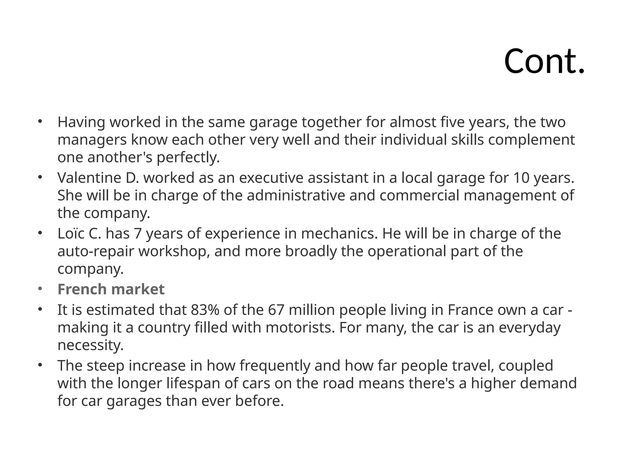 garage proposal document every car and .pptx