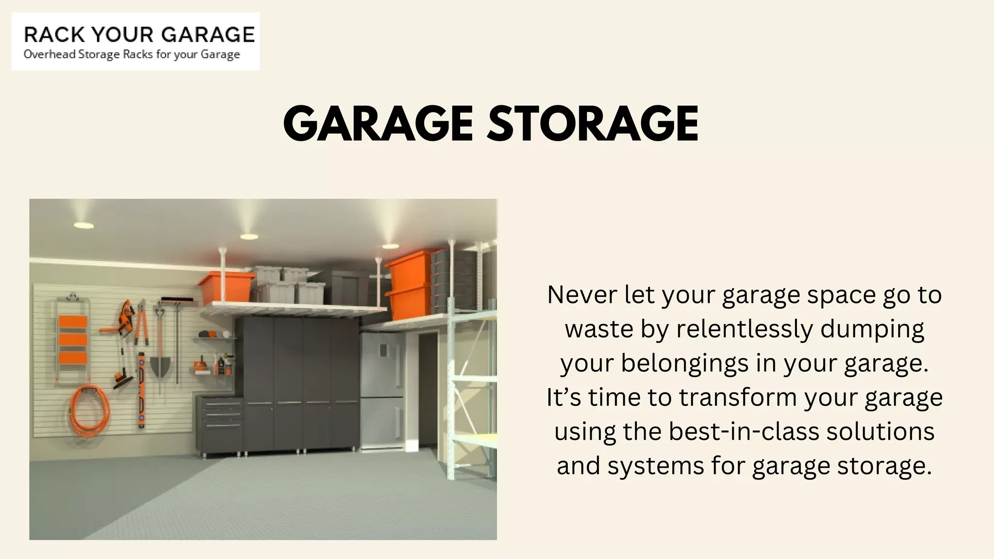 Garage Storage Solutions | PDF