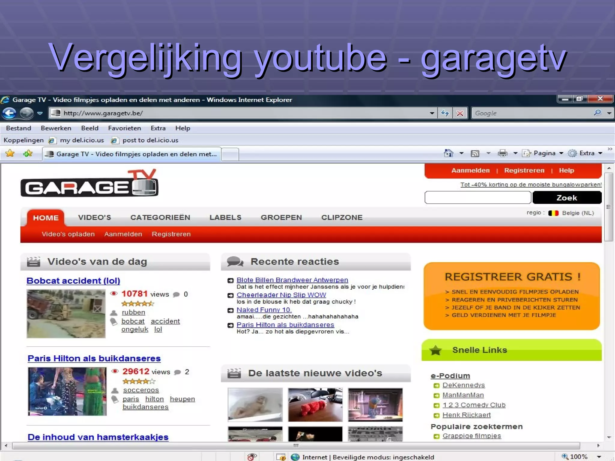 Garagetv Presentatie | PPT