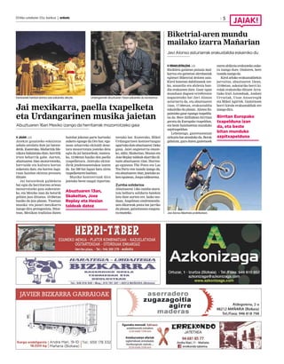 Garai, Mañaria eta Mallabiko jaiak | PDF