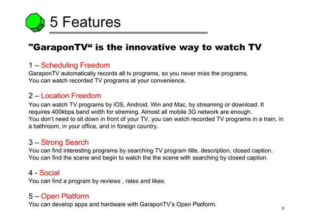 Garapon introduction | PDF | Home Entertainment Systems | Consumer ...