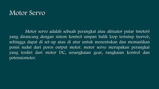 Garasi otomatis menggunakan arduino uno r3 dengan interface labview (full version) | PPTX