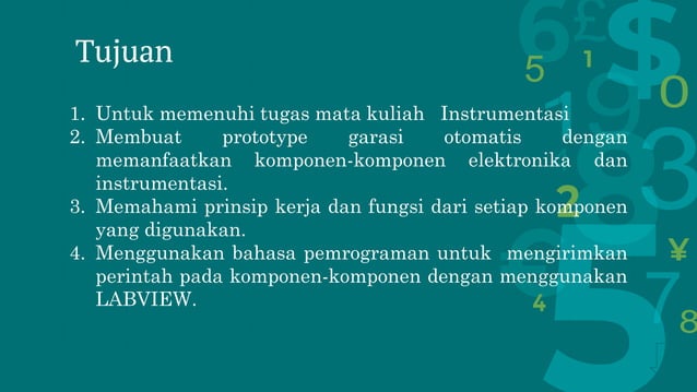 AUTOMATIC GARAGE WITH ARDUINO UNO R3 Interface labview (full version) | PPT