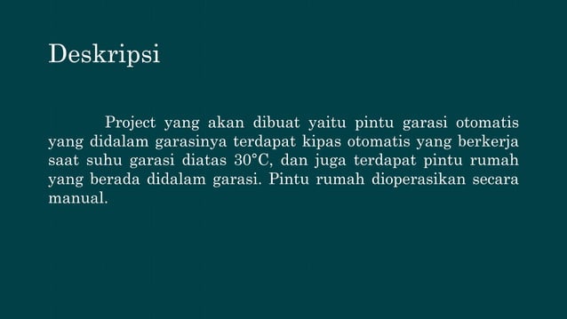 AUTOMATIC GARAGE WITH ARDUINO UNO R3 Interface labview (full version) | PPT