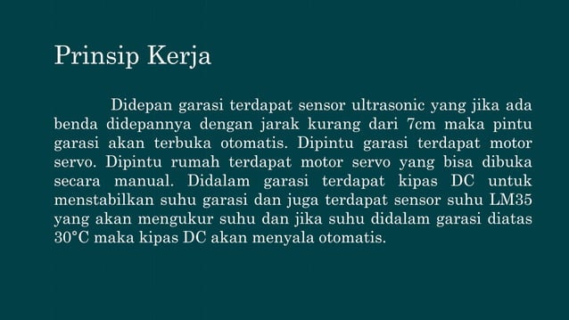 AUTOMATIC GARAGE WITH ARDUINO UNO R3 Interface labview (full version) | PPT