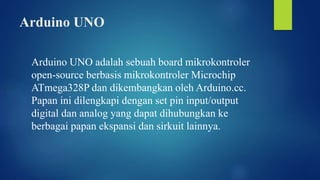 Garasi pintar menggunakan arduino uno | PPT