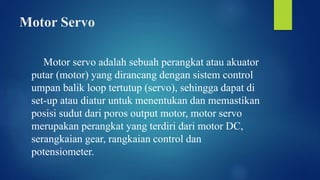 Garasi pintar menggunakan arduino uno | PPTX