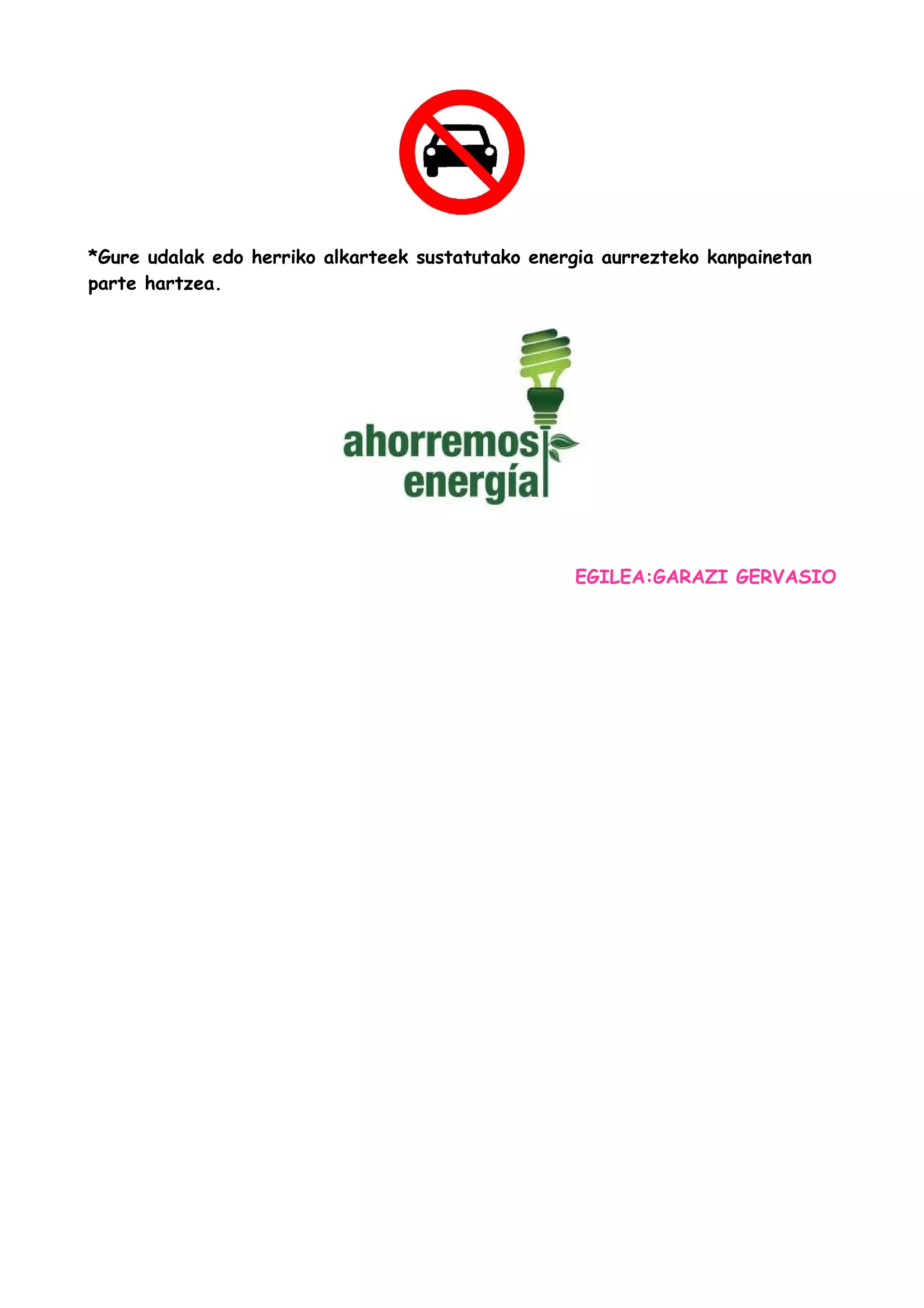 Garazi laburpena energia | ODT