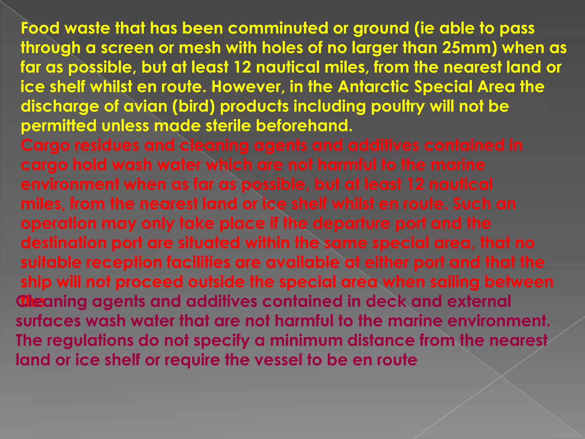 Garbage marpol annex 5 for mariner | PPTX