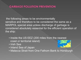 Garbage marpol annex 5 for mariner | PPTX
