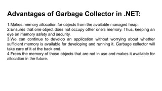 Learn Microsoft Asp.Net Garbage Collection | PPT