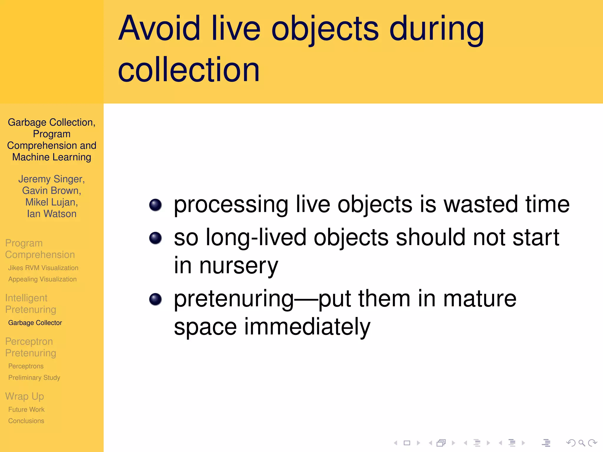 Garbage Collection, Program Comprehension and Machine Learning | PDF