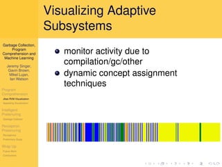 Garbage Collection, Program Comprehension and Machine Learning | PDF