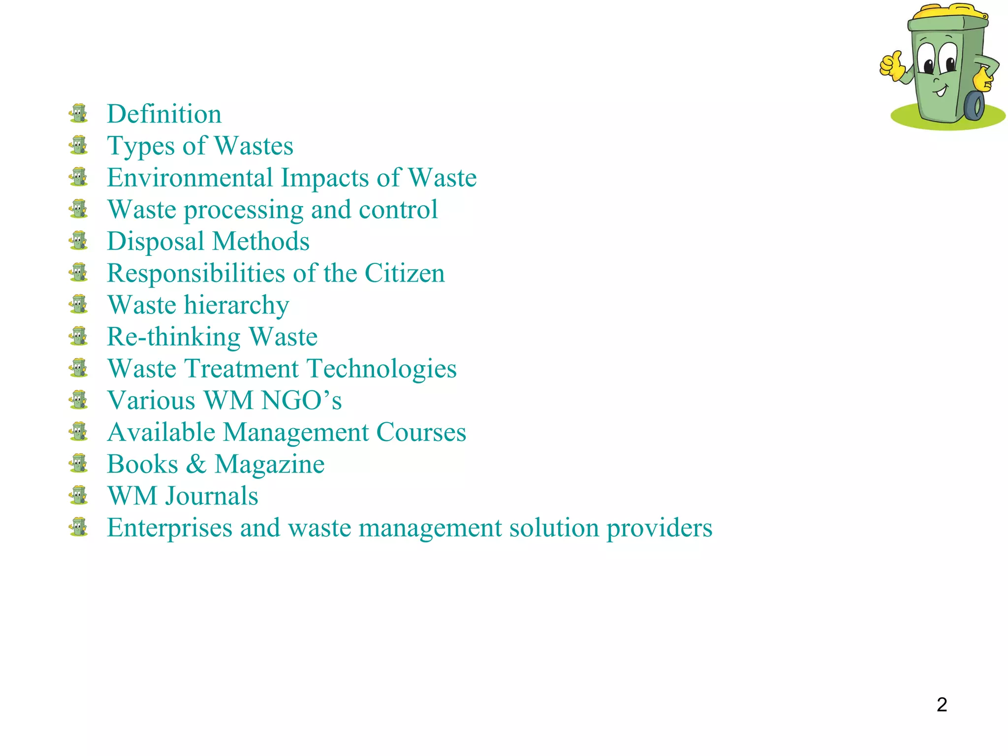 Garbage its types and everything related | PPT