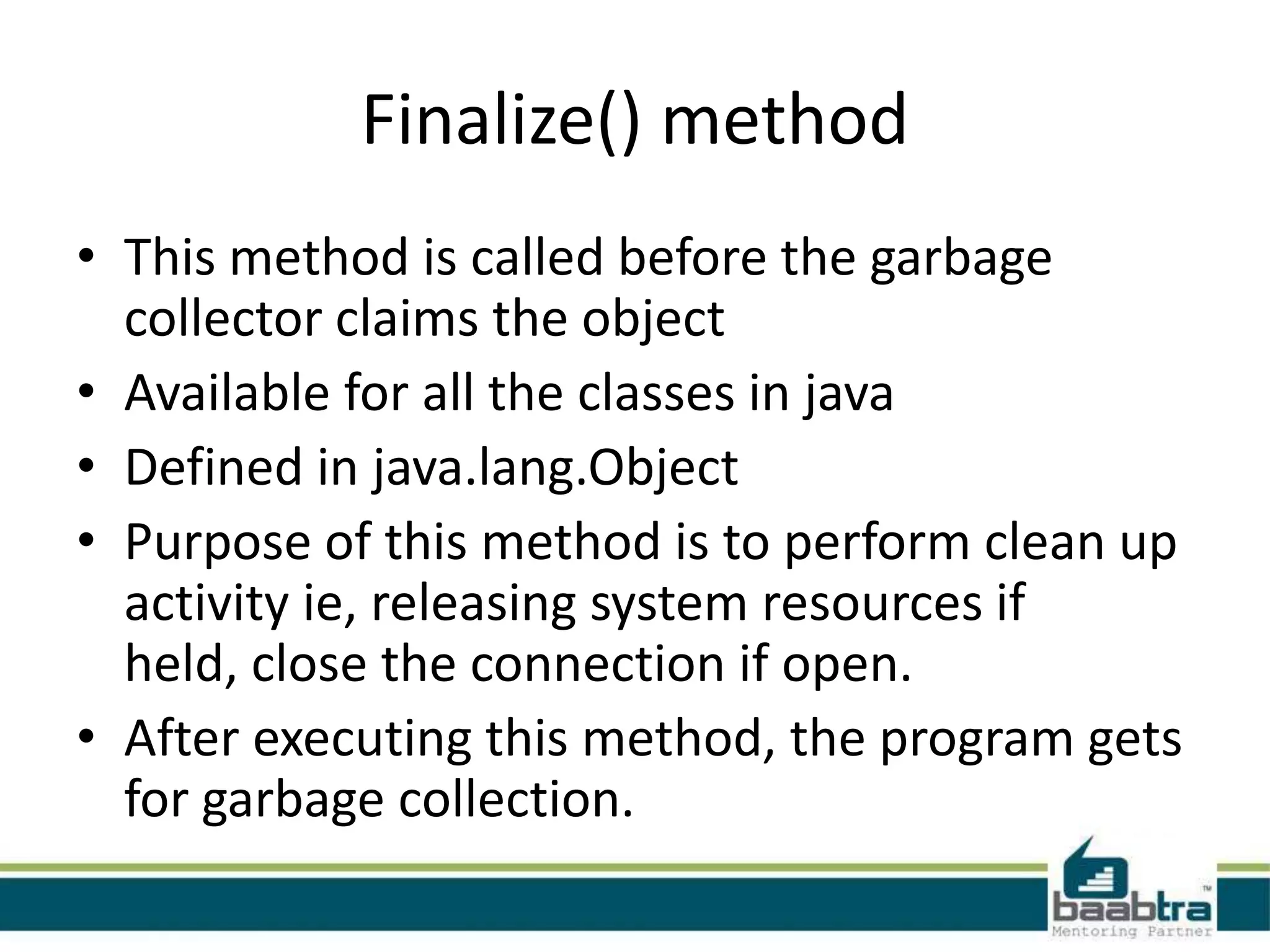 garbage collector | PPTX