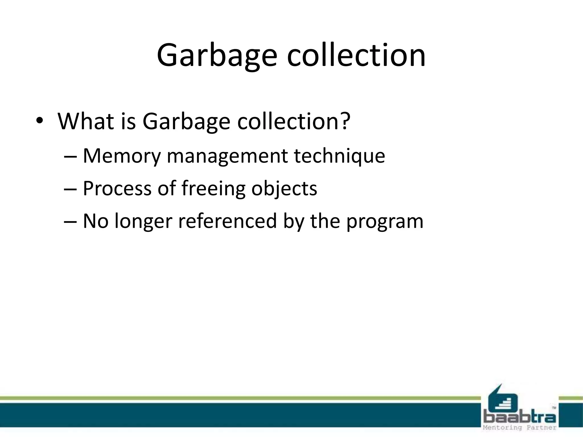 garbage collector | PPTX