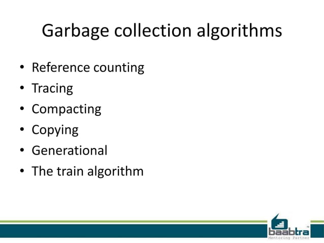 garbage collector | PPTX
