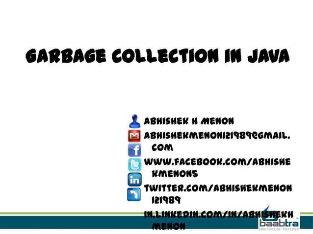 garbage collector | PPTX