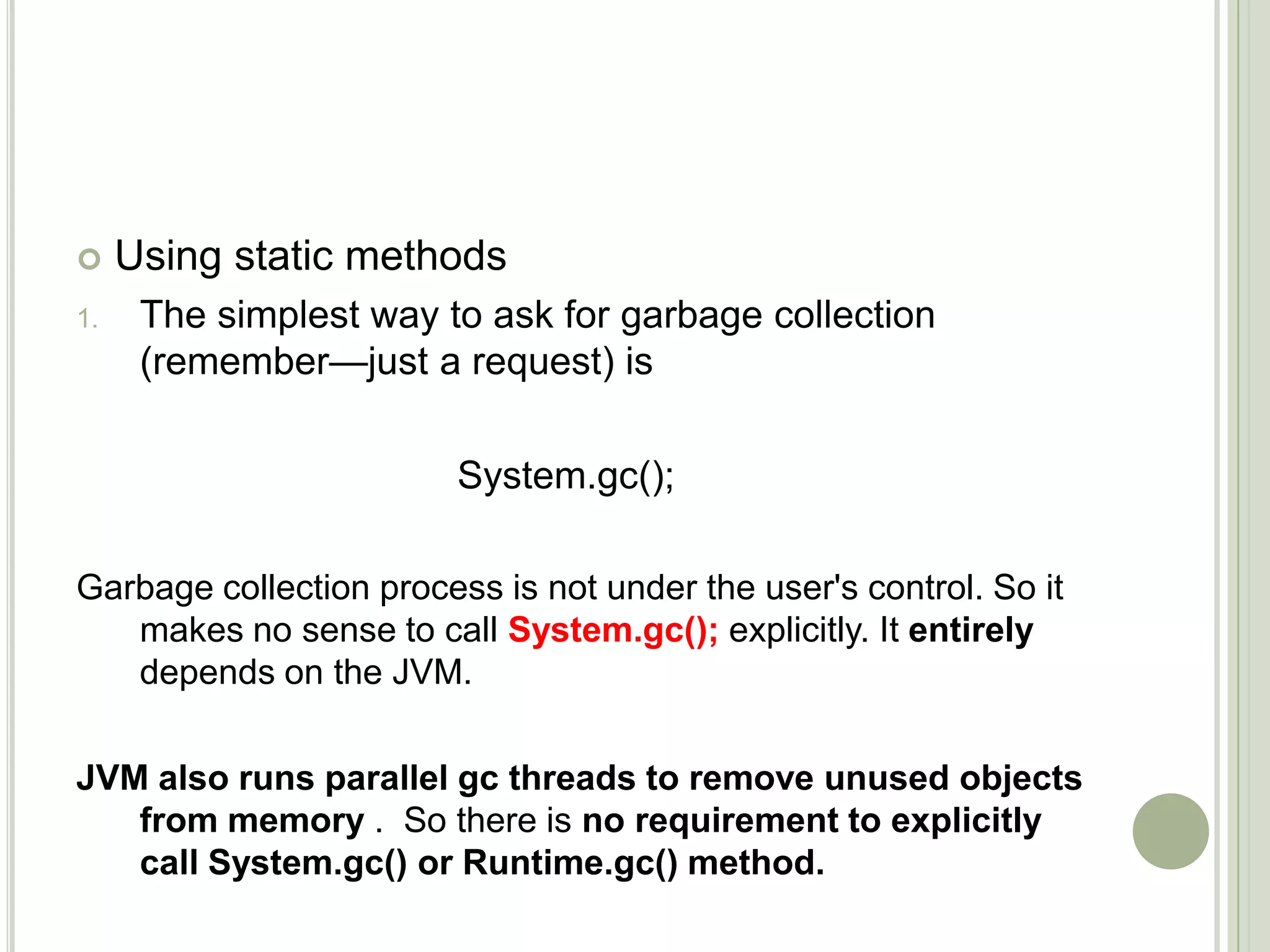 Garbage collection | PPTX