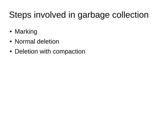 Garbage collection in java | PDF | Operating Systems | Computer Software and Applications