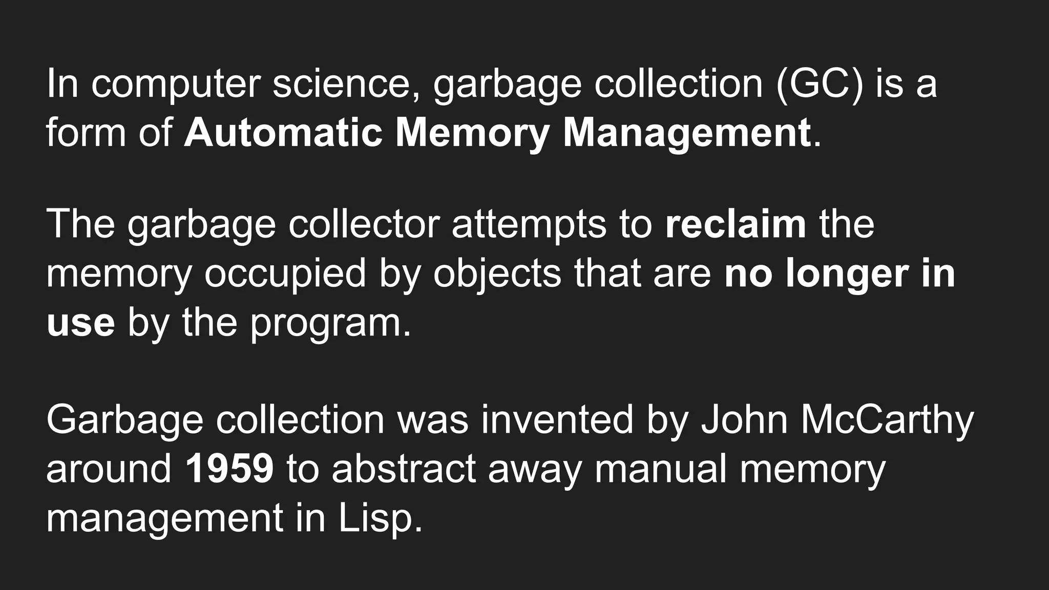 Introduction to Garbage Collection | PDF | Programming Languages | Computing