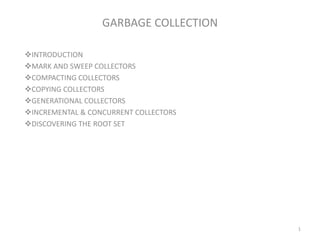 Garbage collection | PPT