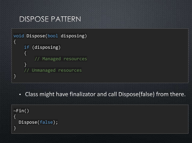 Garbage Collection in .NET