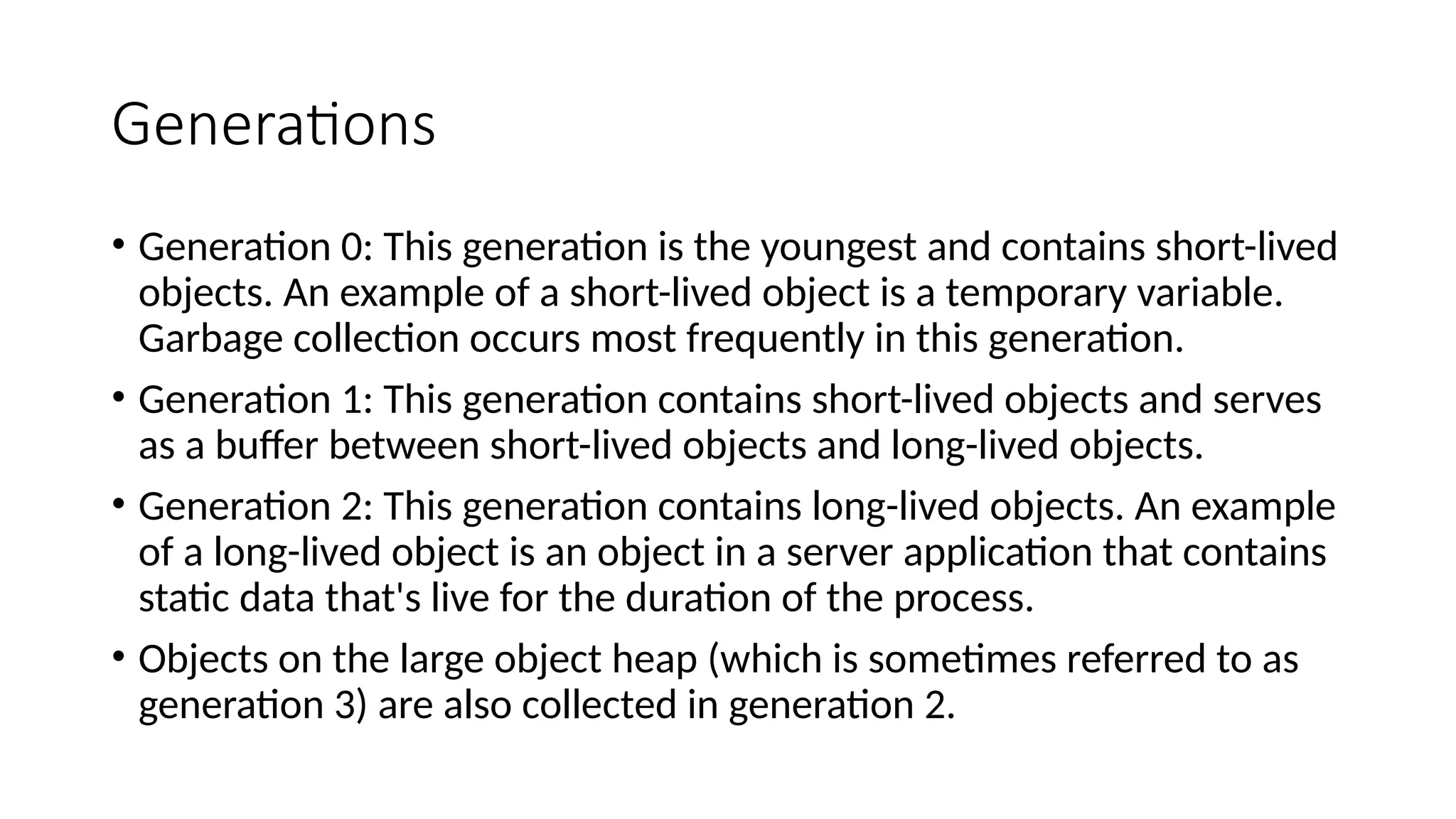 Garbage collection in C#,important topic | PPTX | Operating Systems ...