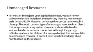 Garbage collection in C#,important topic | PPTX | Operating Systems ...