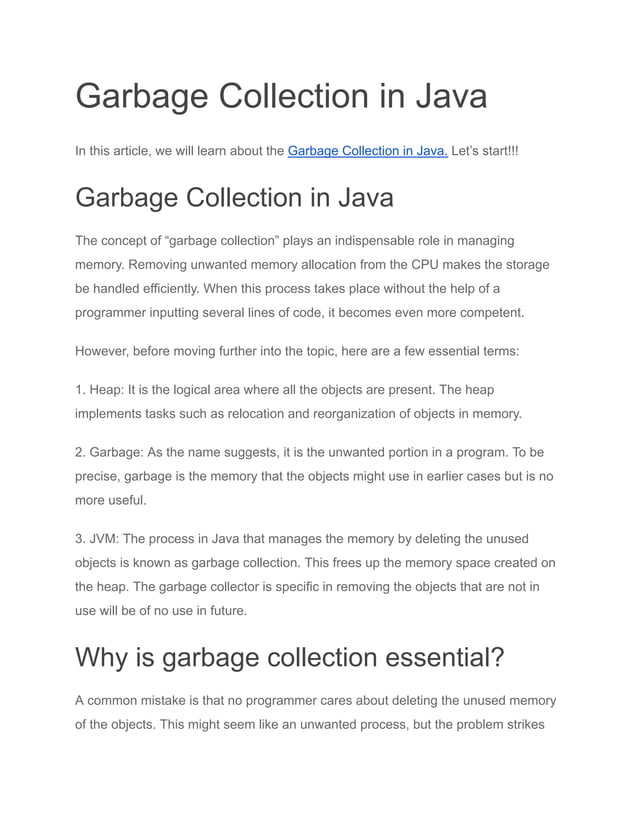 Garbage Collection in Java.pdf