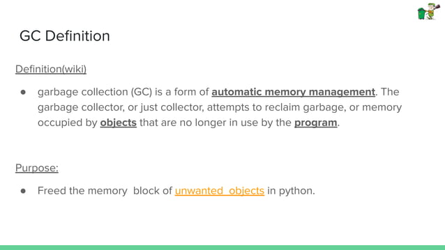 Garbage collector in python | PDF | Programming Languages | Computing