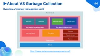 Garbage collectors and Memory Leaks in Nodejs - V8 | PPT