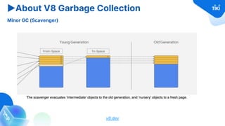 Garbage collectors and Memory Leaks in Nodejs - V8 | PPT