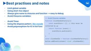 Garbage collectors and Memory Leaks in Nodejs - V8 | PPTX