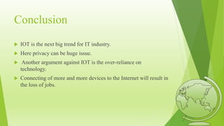 Garbage monitoring system IOT | PPTX