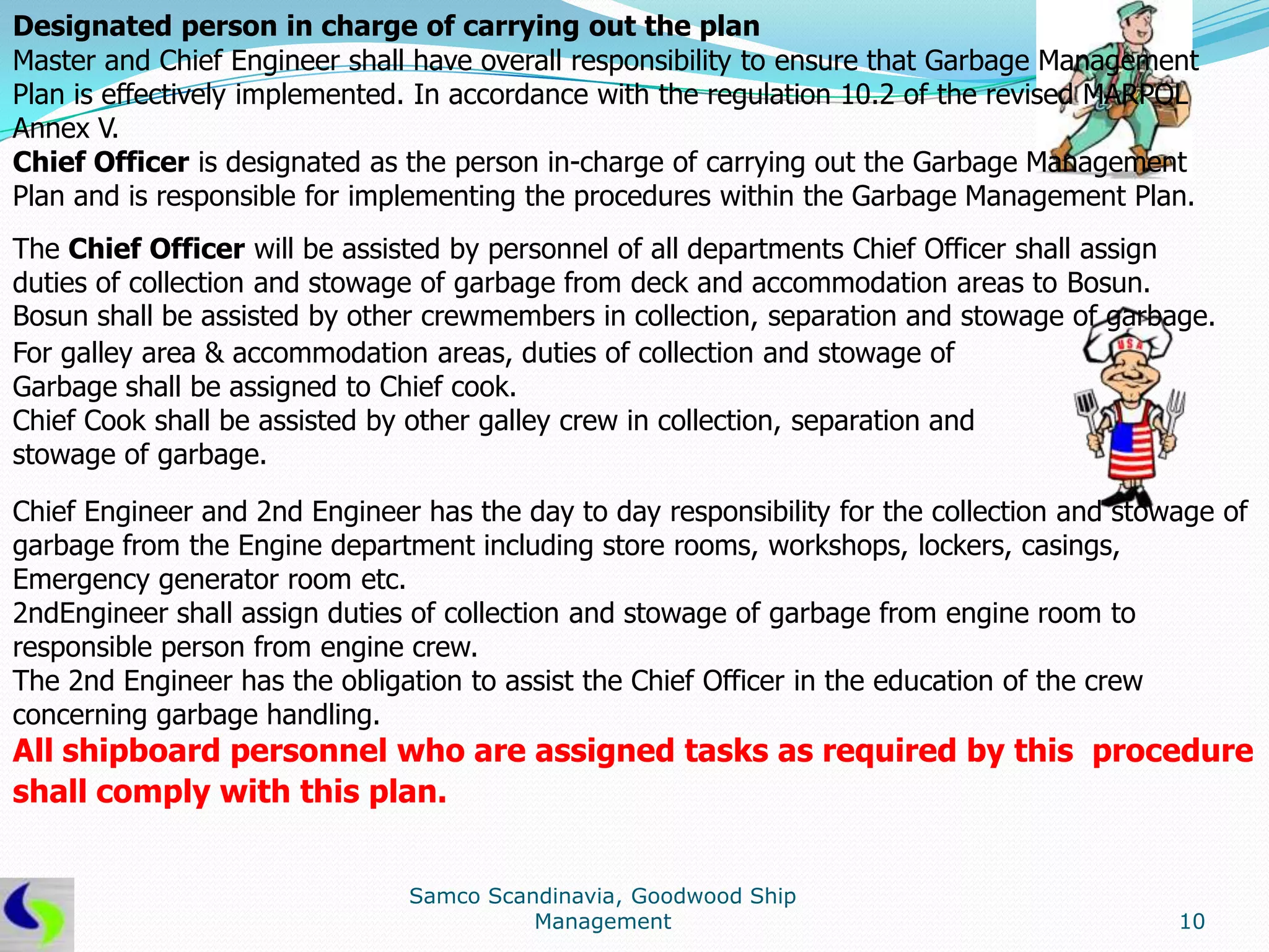 Garbage management marpol 2012 training | PPSX