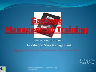 Garbage management marpol 2012 training | PPSX