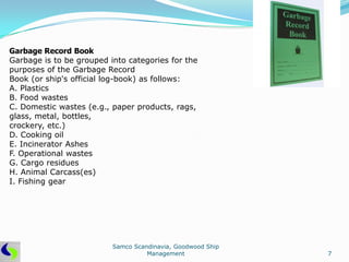 Garbage management marpol 2012 training | PPSX