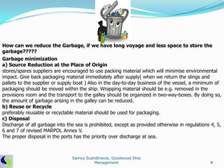 Garbage management marpol 2012 training | PPSX