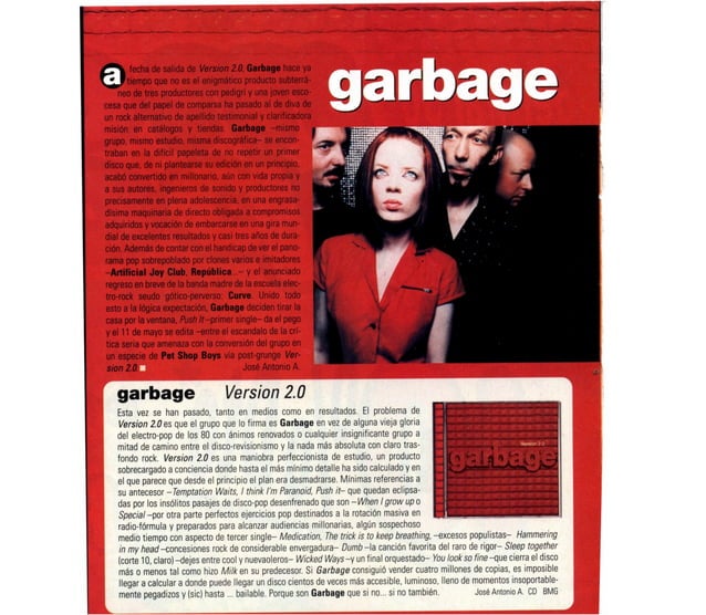 Garbage. Version 2.0 (1998) | PDF