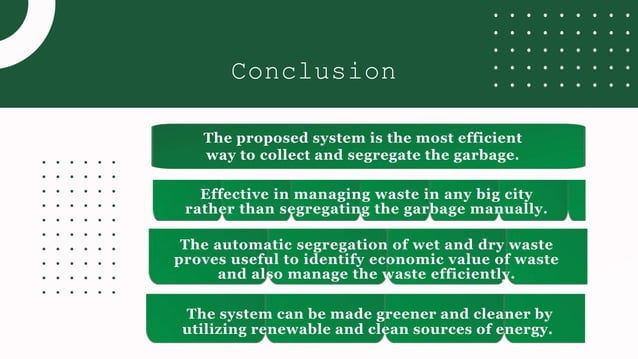Garbage Segregation and Bin level Indicator ppt.pptx