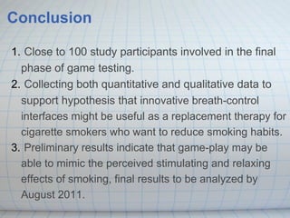 Lit to Quit: A Mobile Game for Smoking Reduction Using Breathing ...