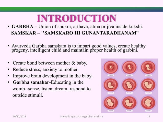 Garbha samskara | PPTX