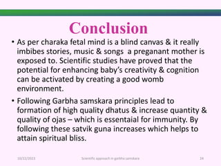 Garbha samskara | PPTX
