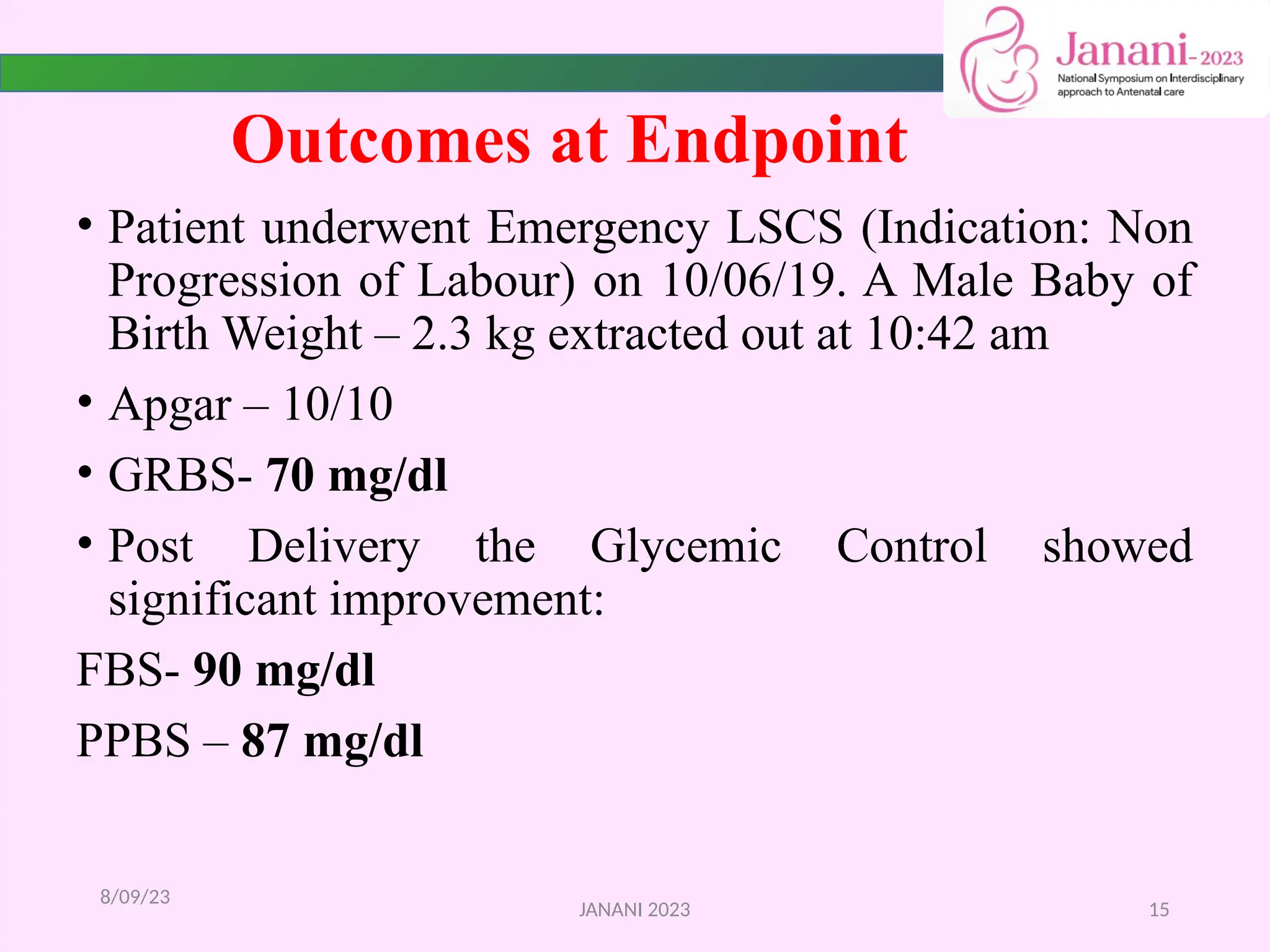 Management of GDM wsr Garbhini Prameha - a case Study | PPT