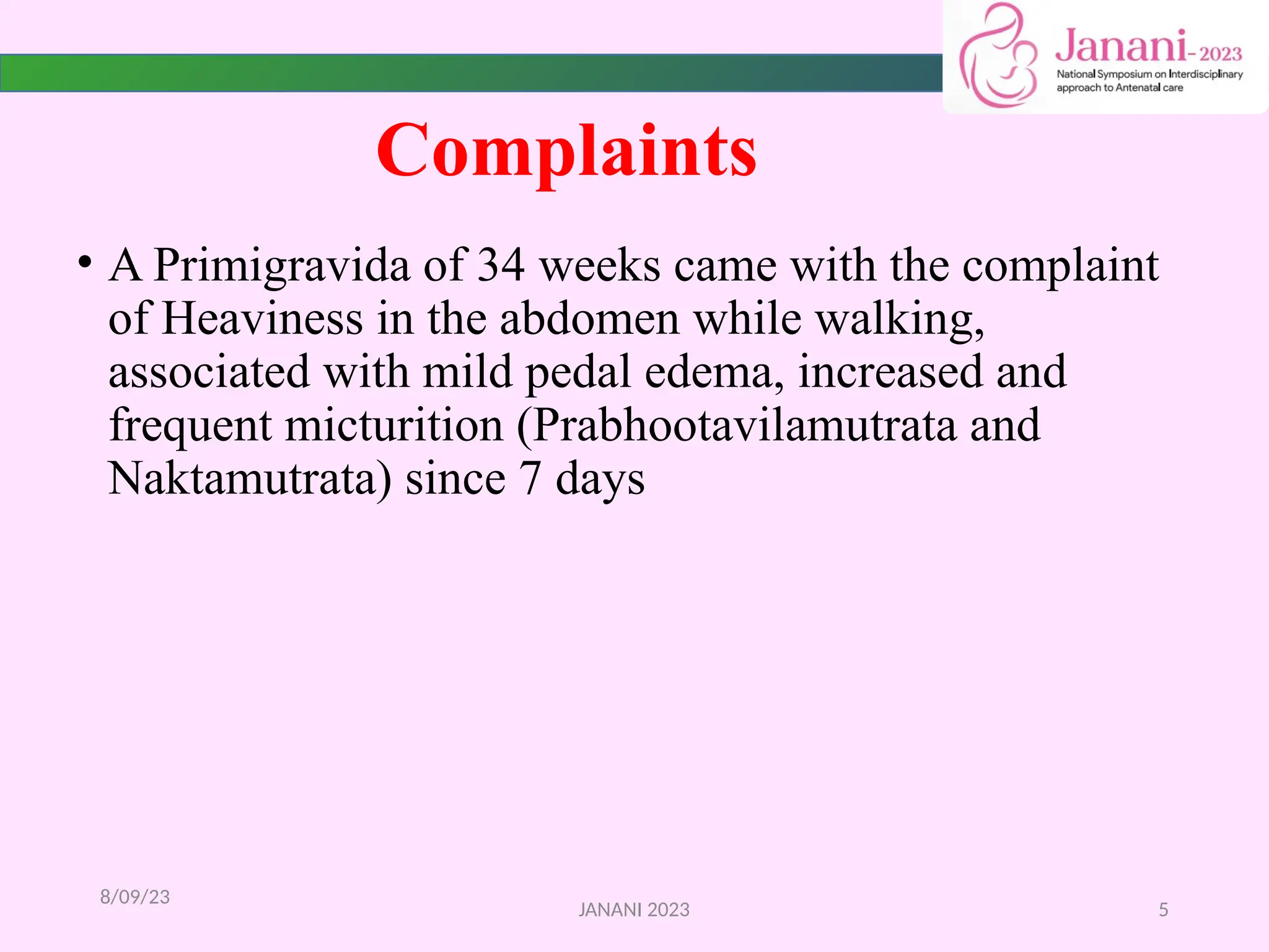 Management of GDM wsr Garbhini Prameha - a case Study | PPT